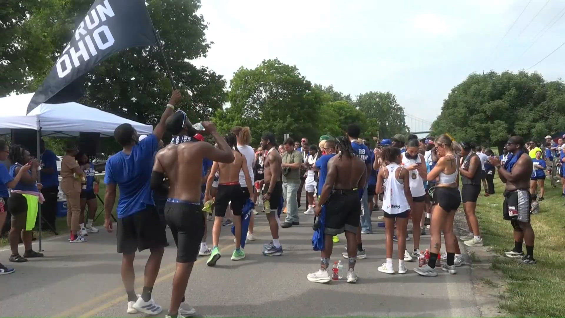 BRB Run Club celebrates anniversary with riverfront run