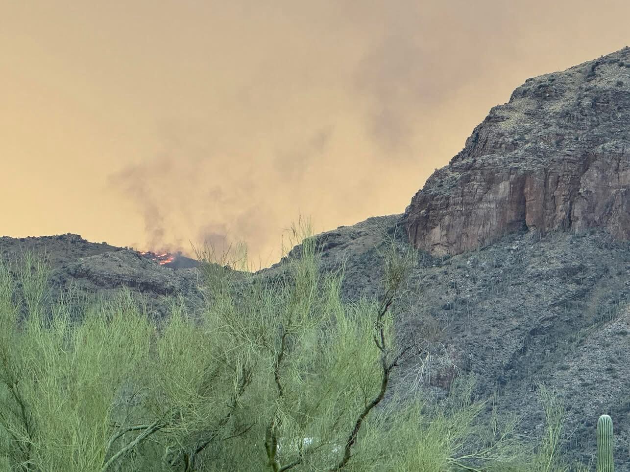 Crews make progress on Table Mountain fire