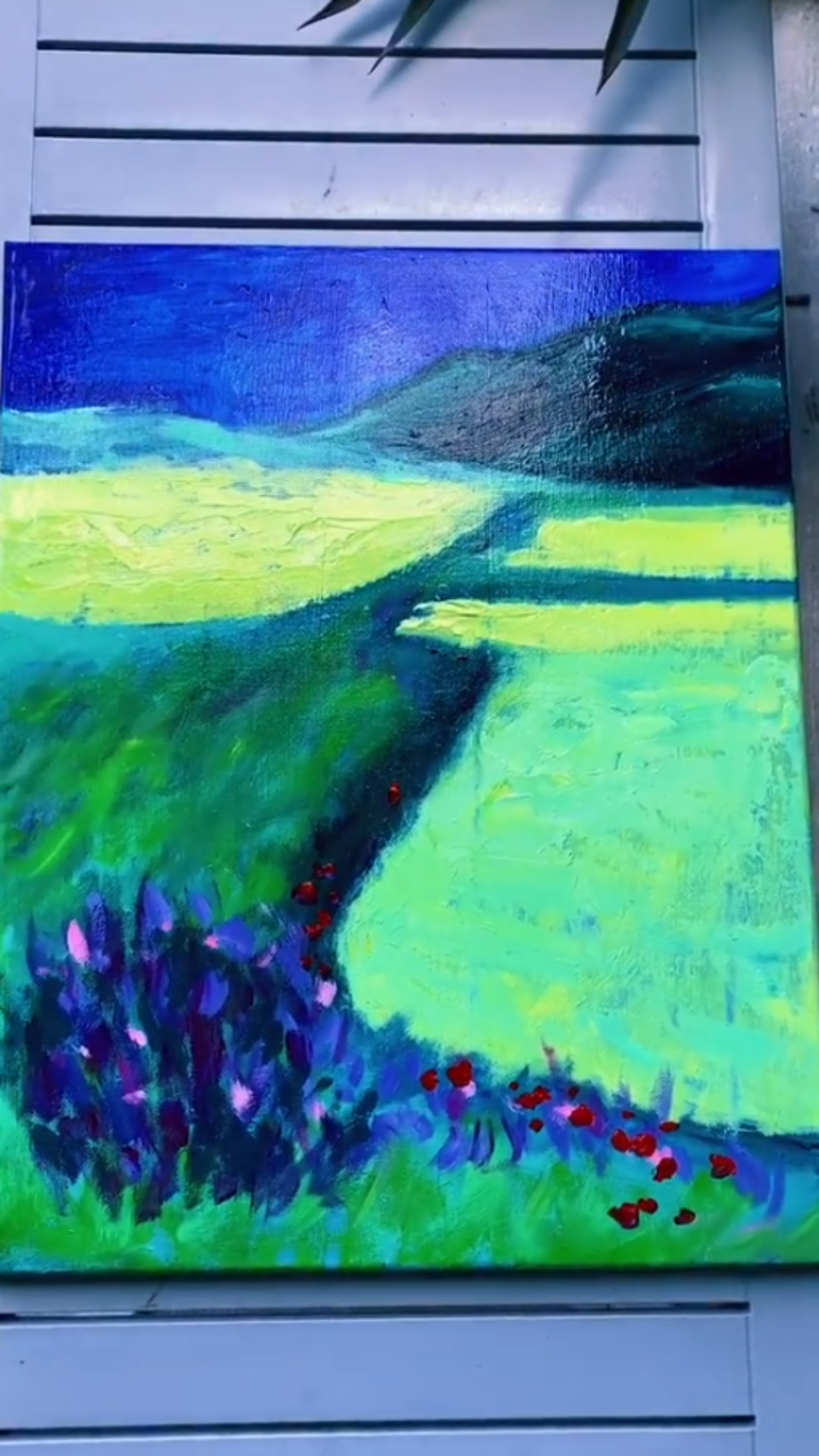 Nature inspired beautiful landscape painting comes to life