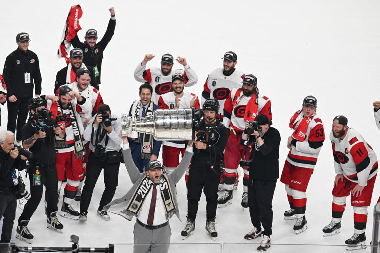 Hurricanes use stifling defense to blank Golden Knights 3-0 in Game 6 ...