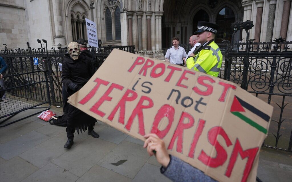 UK court to rule on ban of pro-Palestinian group