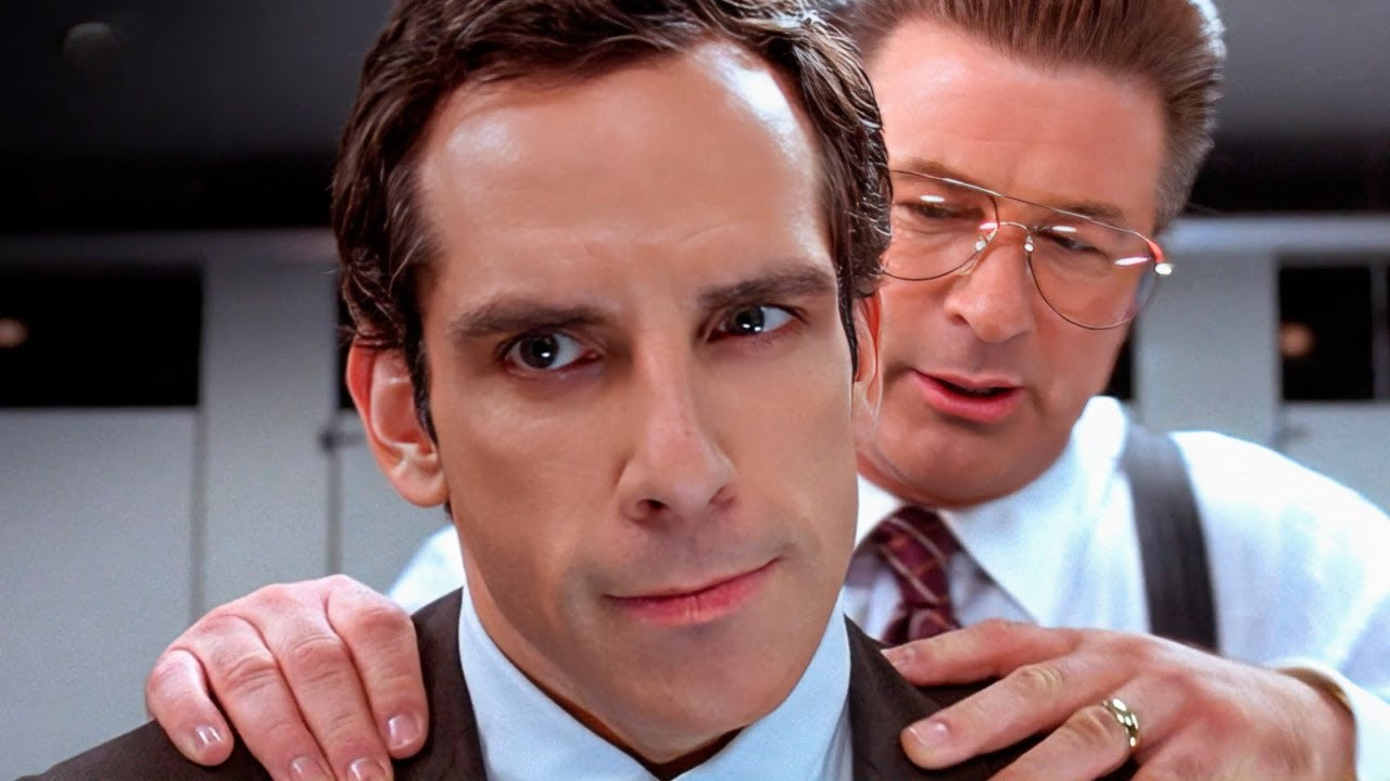 Men supporting men (Ben Stiller, Alec Baldwin) | Along Came Polly