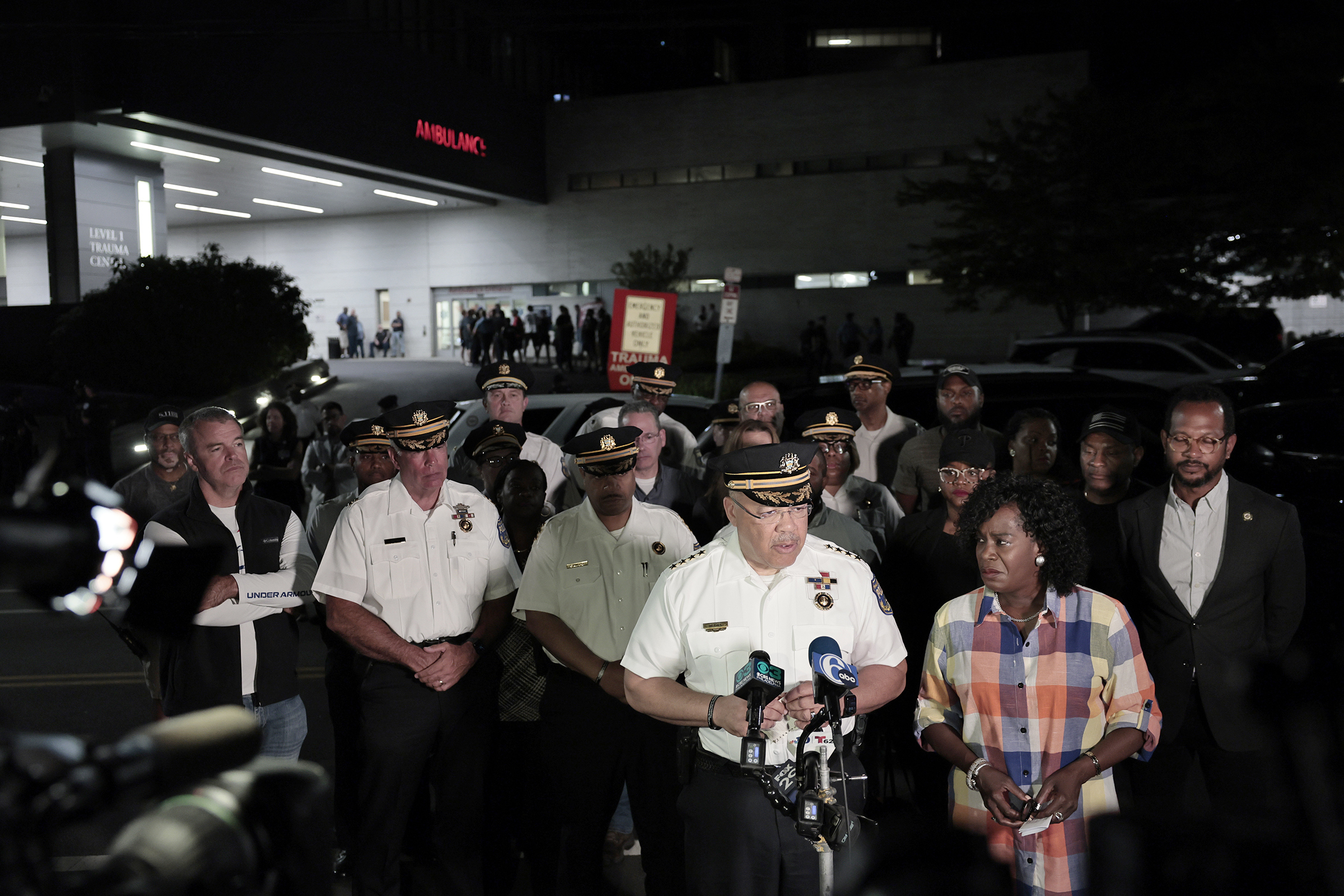 Three Philadelphia police officers were wounded in a shooting late ...