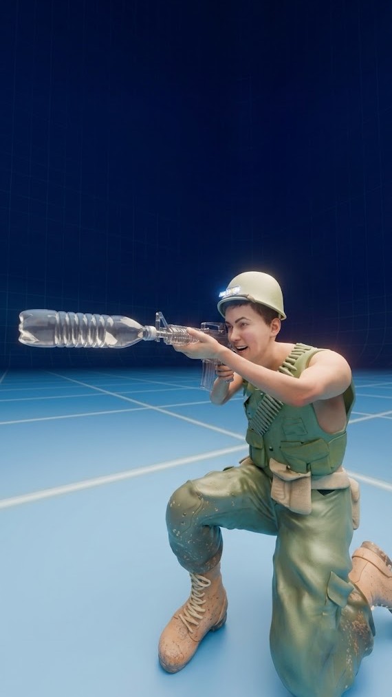 Can a plastic bottle silence a gun?