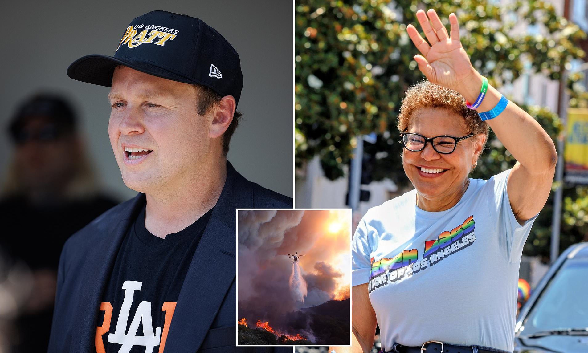 Spencer Pratt teams up with unlikely ally to take on Karen Bass over fires
