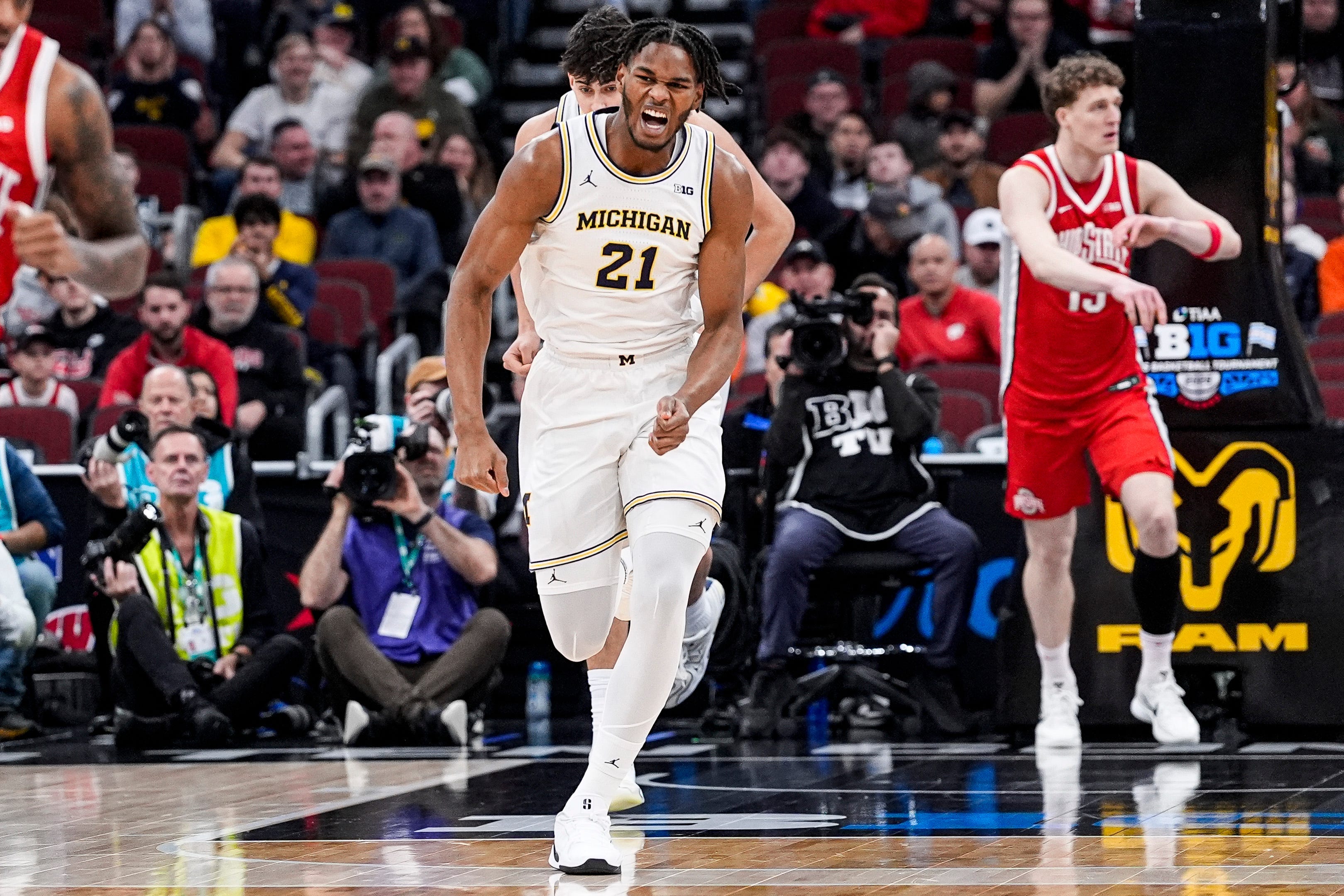 Is Michigan big man Morez Johnson Jr. in range of the Boston Celtics in ...