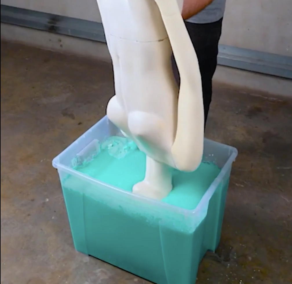 Transforming a mannequin into a stunning creation