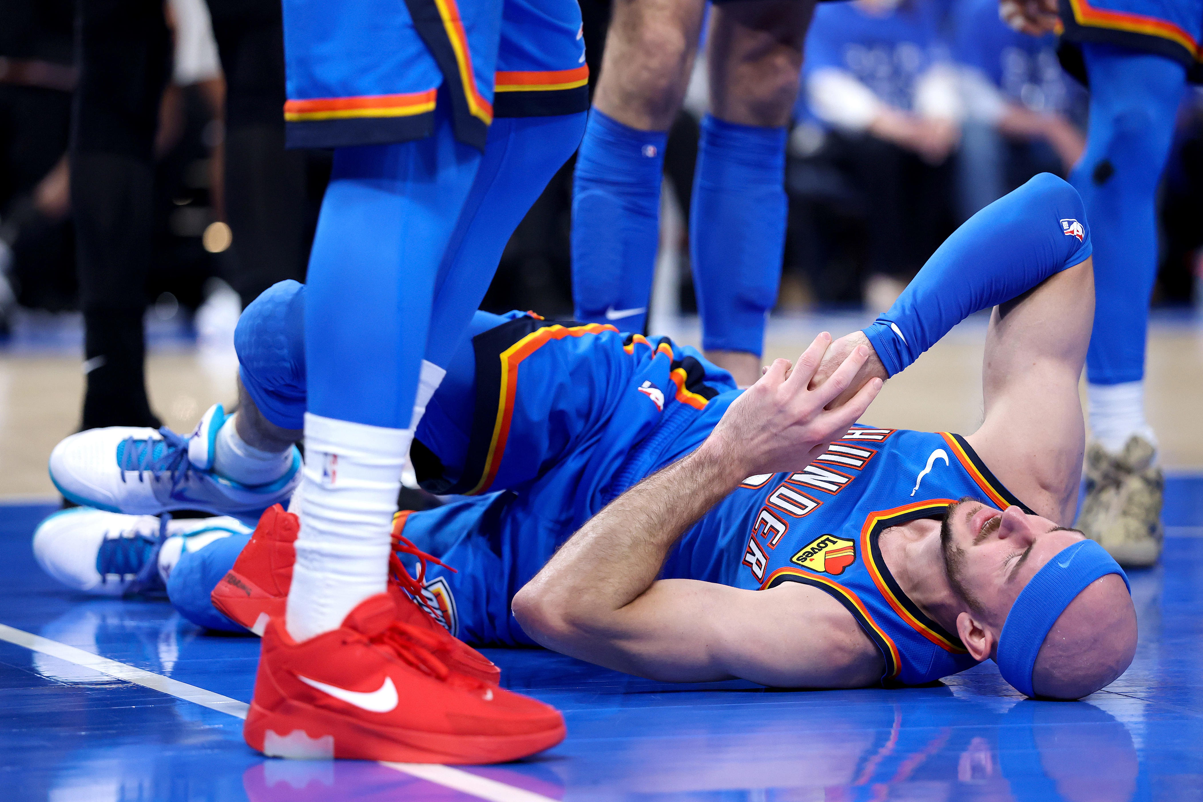 OKC's Alex Caruso attends 2026 FIFA World Cup match
