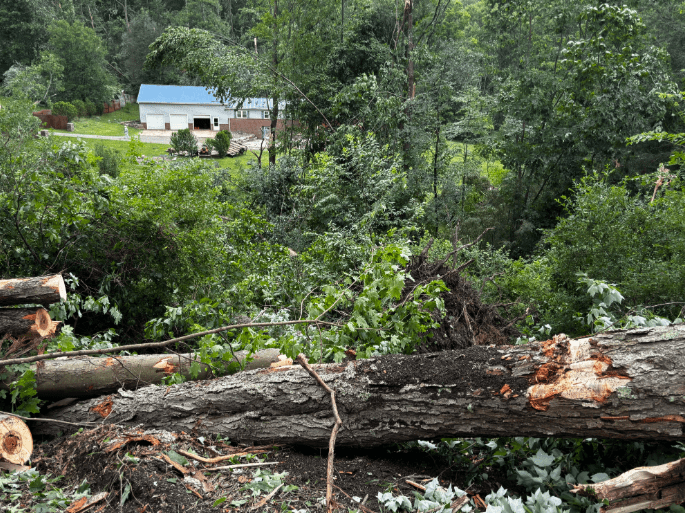 Central PA sees storms, tornado watches, funnels and power outages