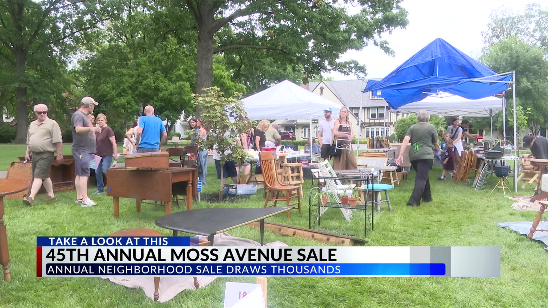 45th annual Moss Avenue sale draws thousands