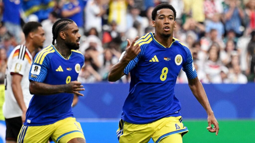 Alemania vs Curazao, en vivo: gol de Nathaniel Brown