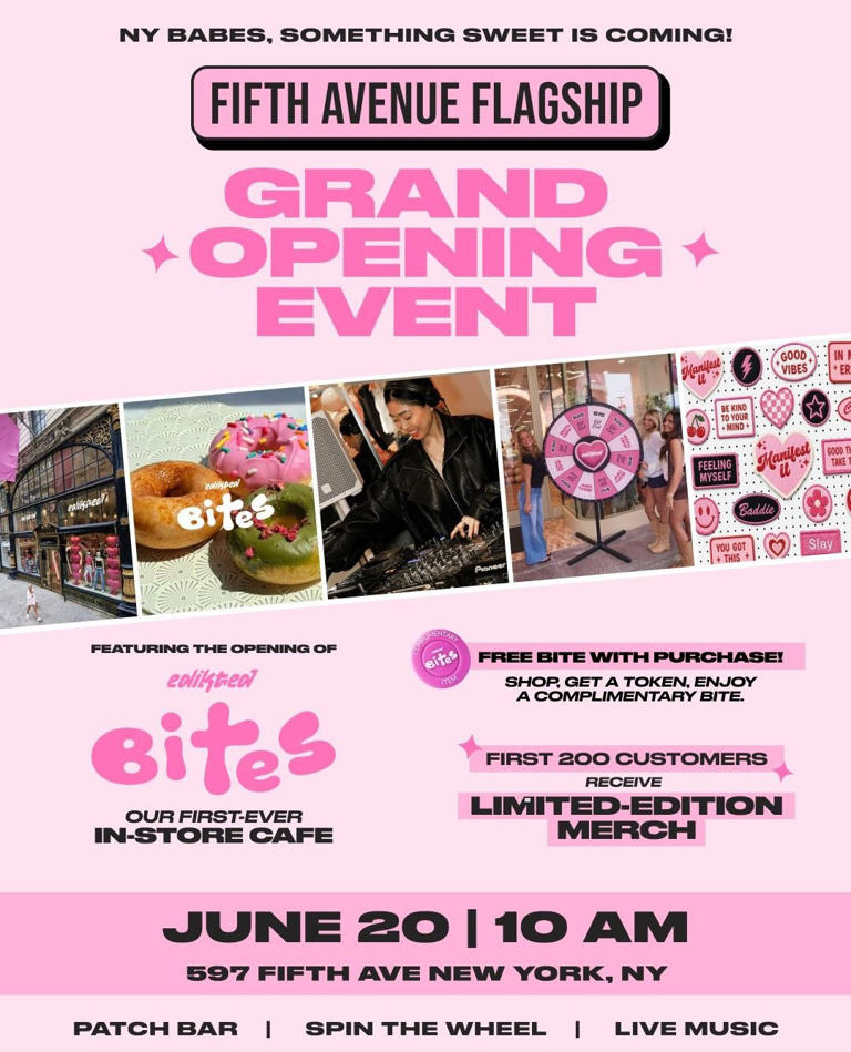Edikted Fifth Avenue flagship grand opening, NYC