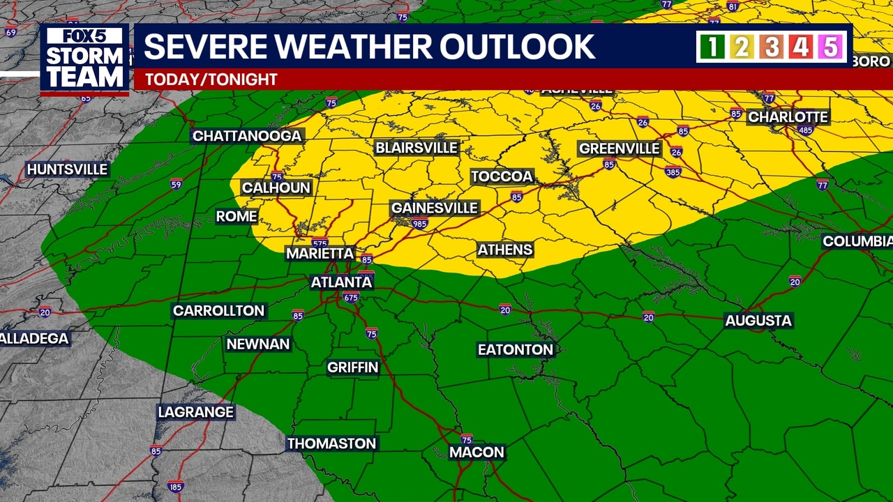 North Georgia weather: Severe thunderstorm warnings issued
