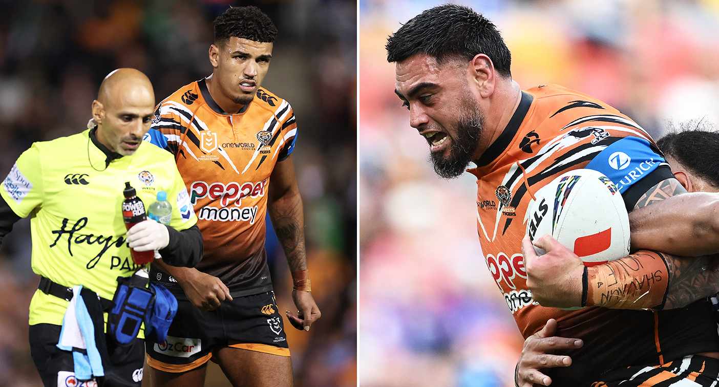 Devastating double blow for Wests Tigers as two players could miss rest ...
