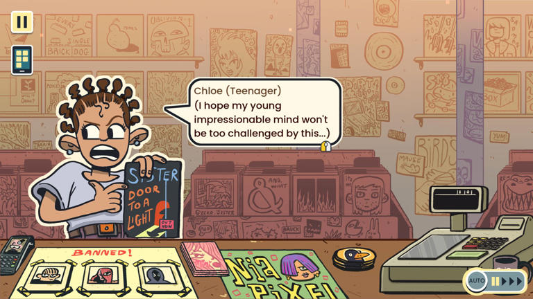 Here's a shop sim about helping someone find the album that could ...