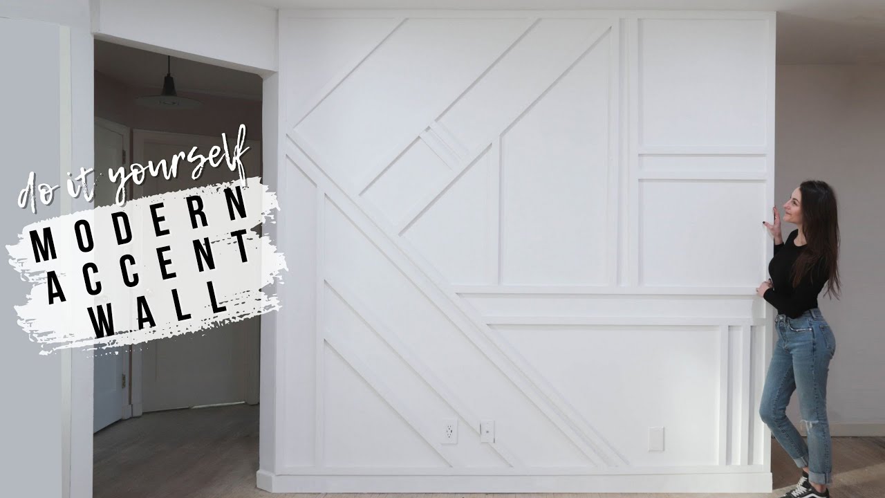 Dive into my DIY accent wall build!