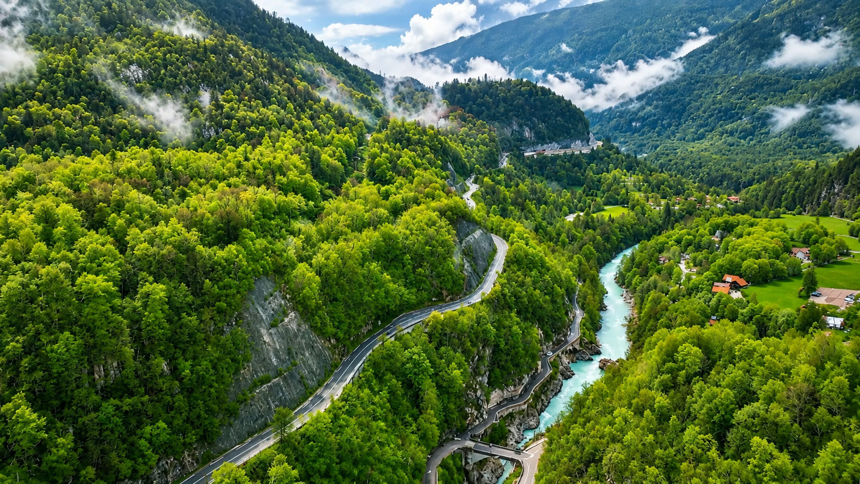 Why is this river in Slovenia so bright blue?