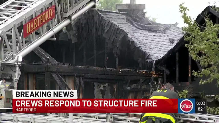 6 displaced after house fire in Hartford
