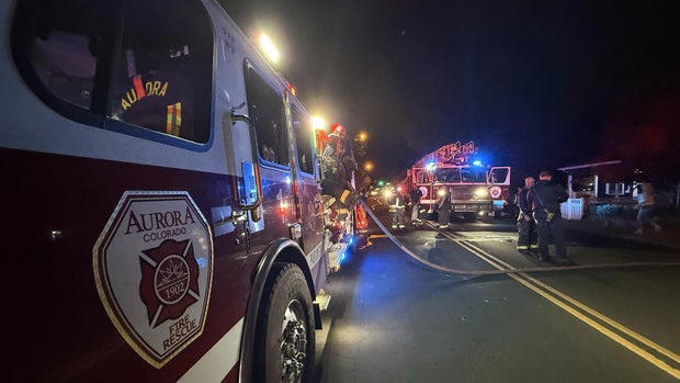 Aurora firefighters rescue kittens trapped inside burning home