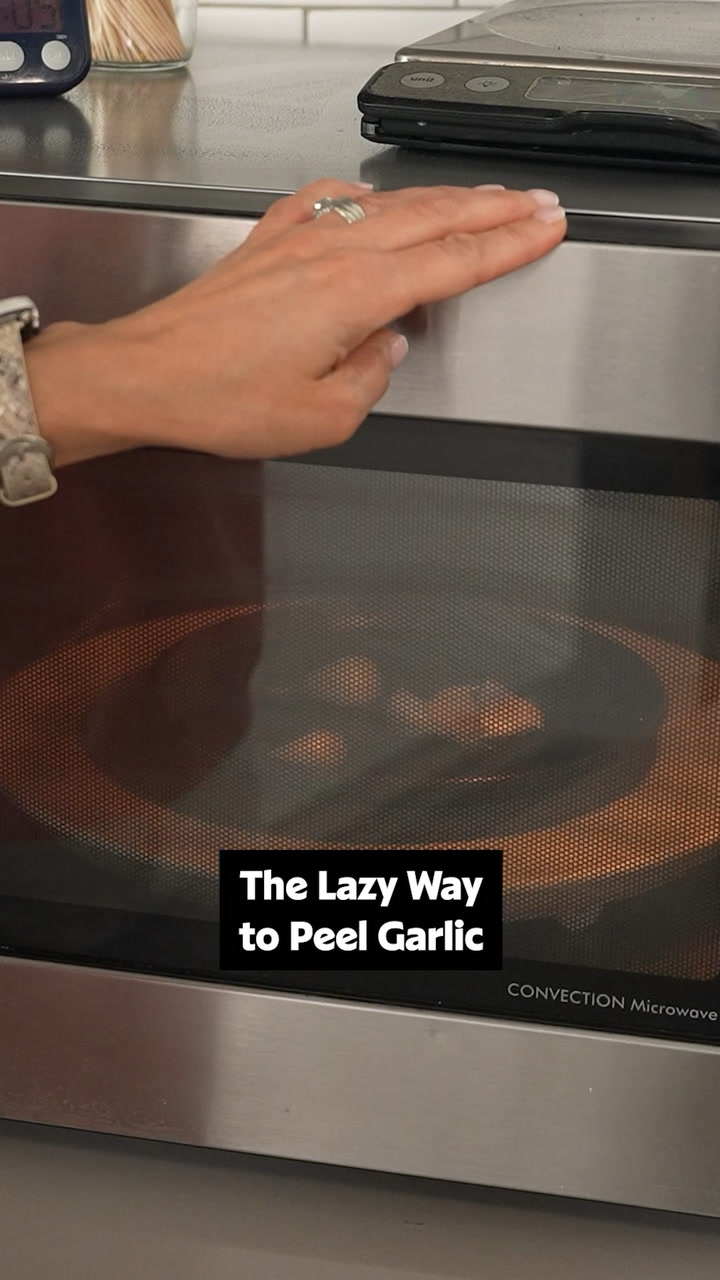 The lazy way to peel garlic