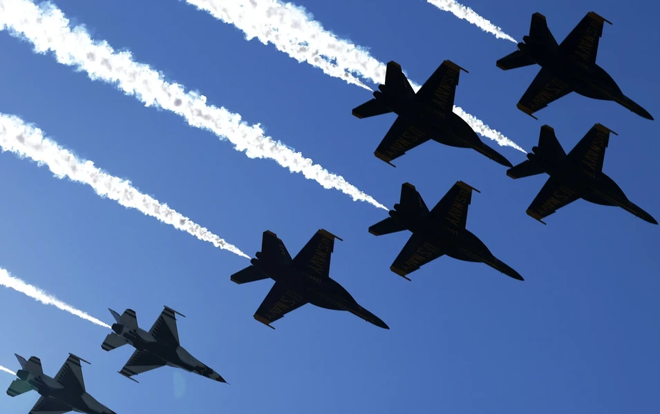 Blue Angels join White House flyover, cancel Dayton show