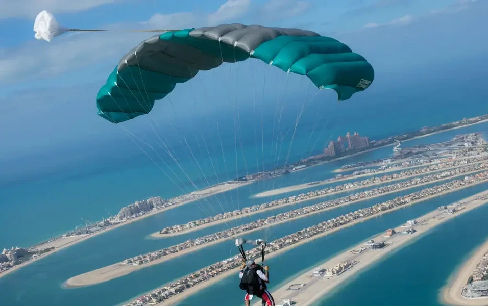 73-year-old's first skydive inspires global admiration online