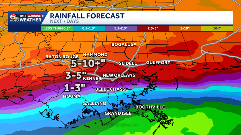 Tropics: Gulf disturbance could bring heavy rain to Louisiana ...
