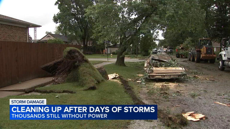 South suburbs deal with more property damage after Saturday night ...