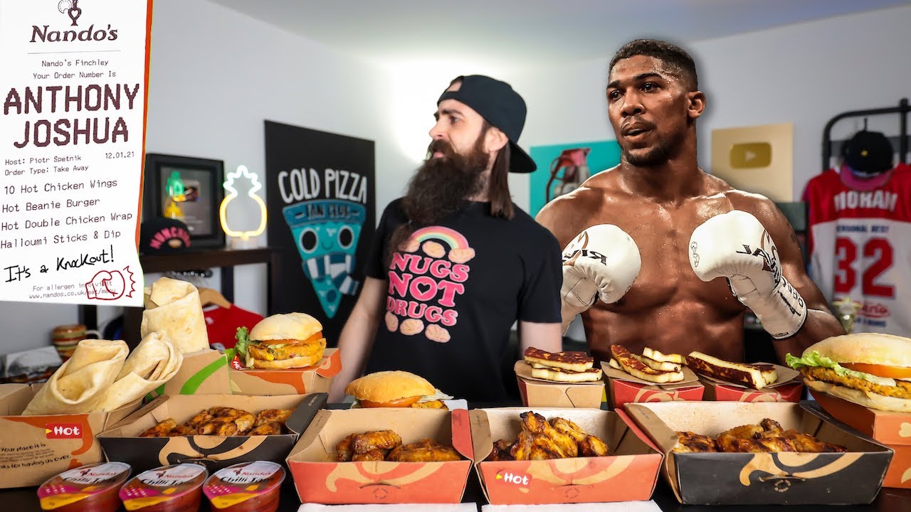 Anthony Joshua’s Nando’s cheat meal challenge | AJ’s signature Nando’s ...