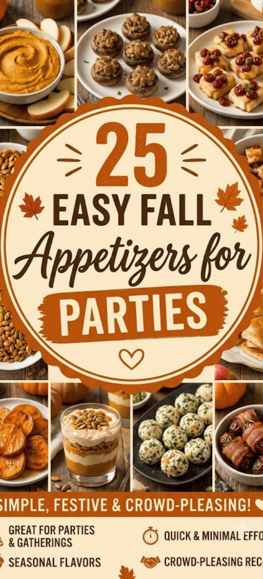 25 easy fall appetizers for parties