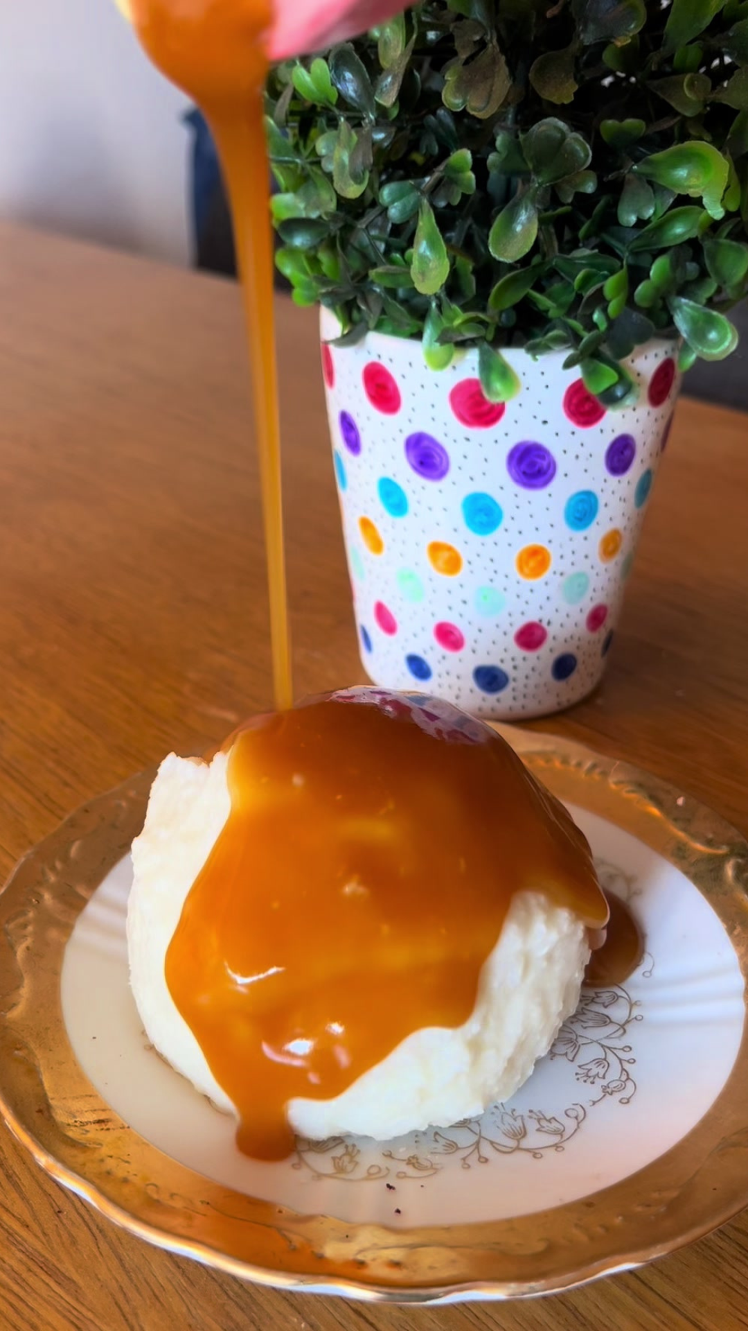 Flan de coco sin azúcar ni huevo cremoso y rápido