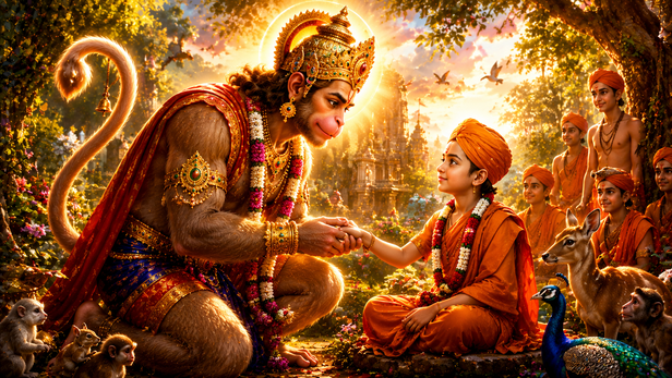 Why Hanuman Chalisa begins with grace and ends in peace