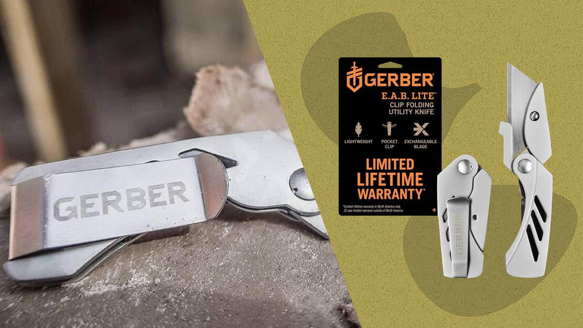 Gerber Gear's 'Rugged' EAB Lite utility knife is just $14 on Amazon for ...