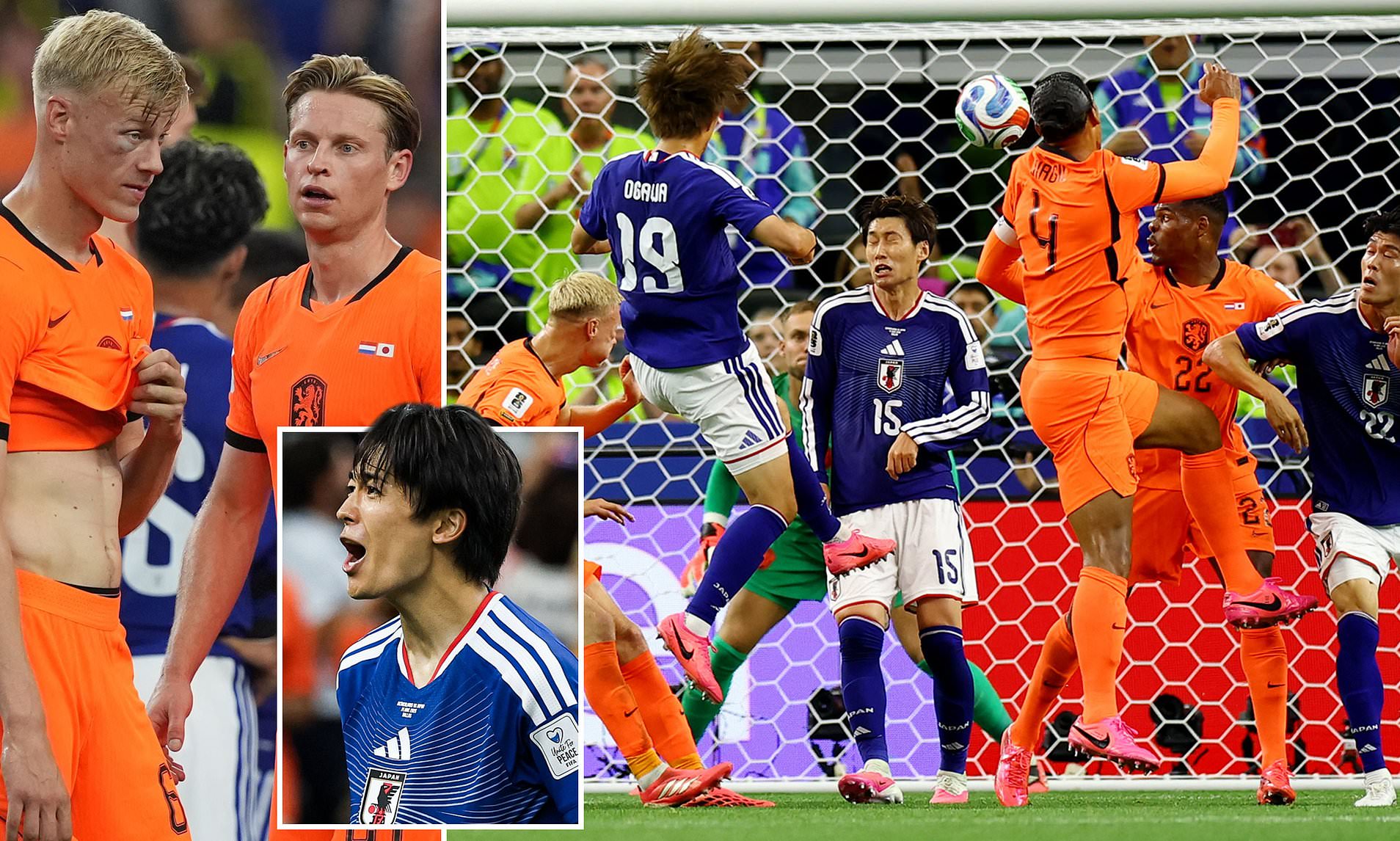 Netherlands 2-2 Japan: Koeman's side are powerful and well-organised ...