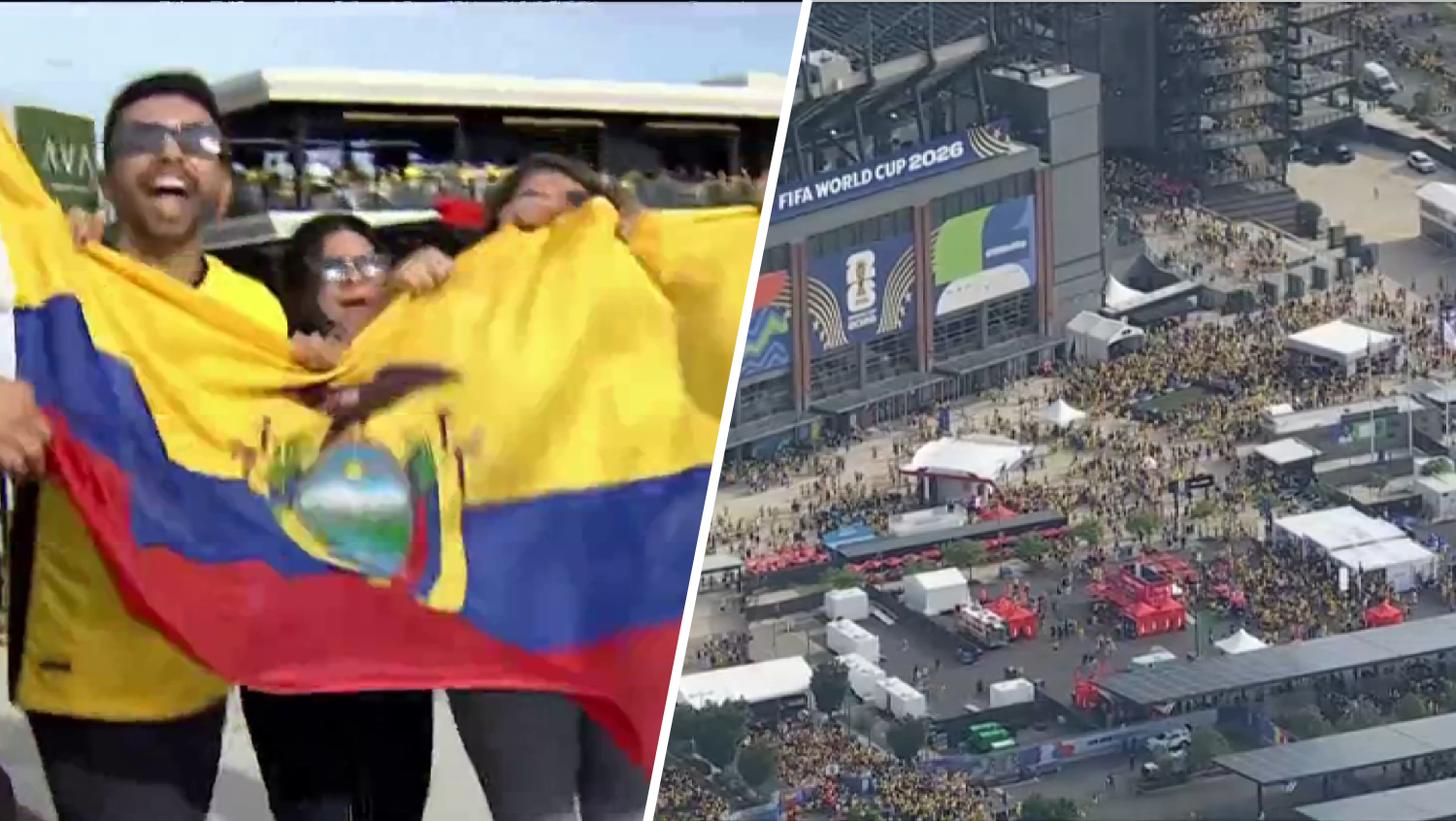 Fans pack Linc for 1st World Cup match in Philly on Sunday
