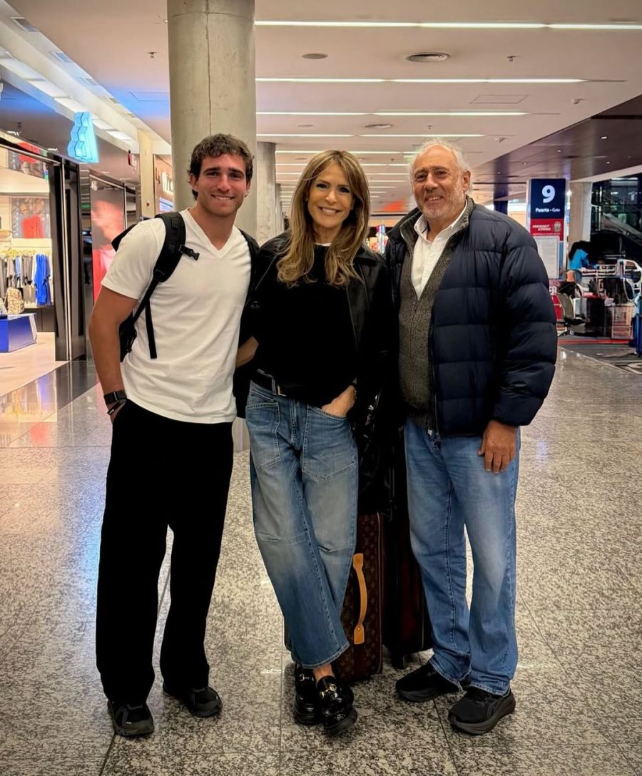 Rosella Della Giovampaola, Gustavo Yankelevich y Valentín viajaron a ...