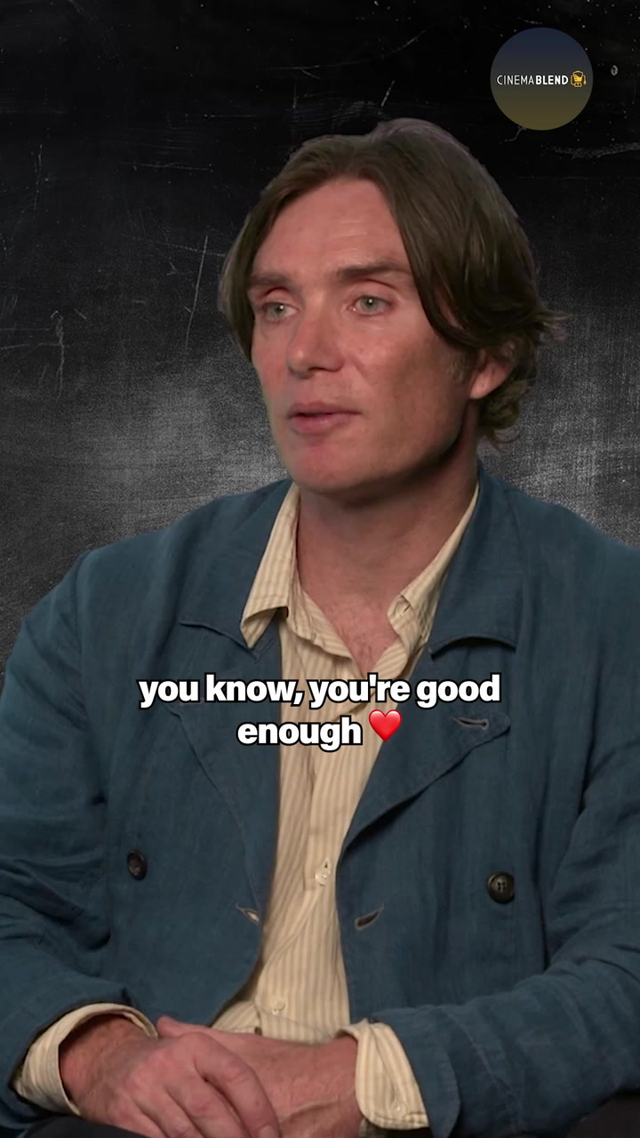 'You're good enough': Cillian Murphy's heartfelt message