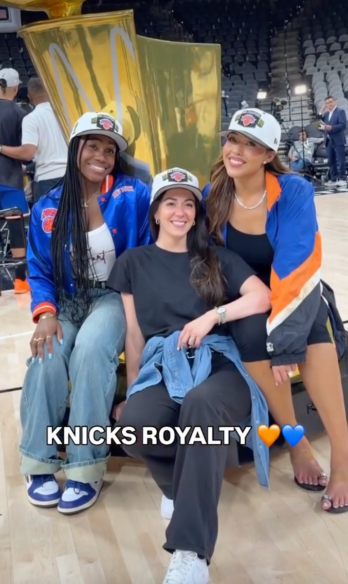 The Knicks WAGS know how to dress for a championship