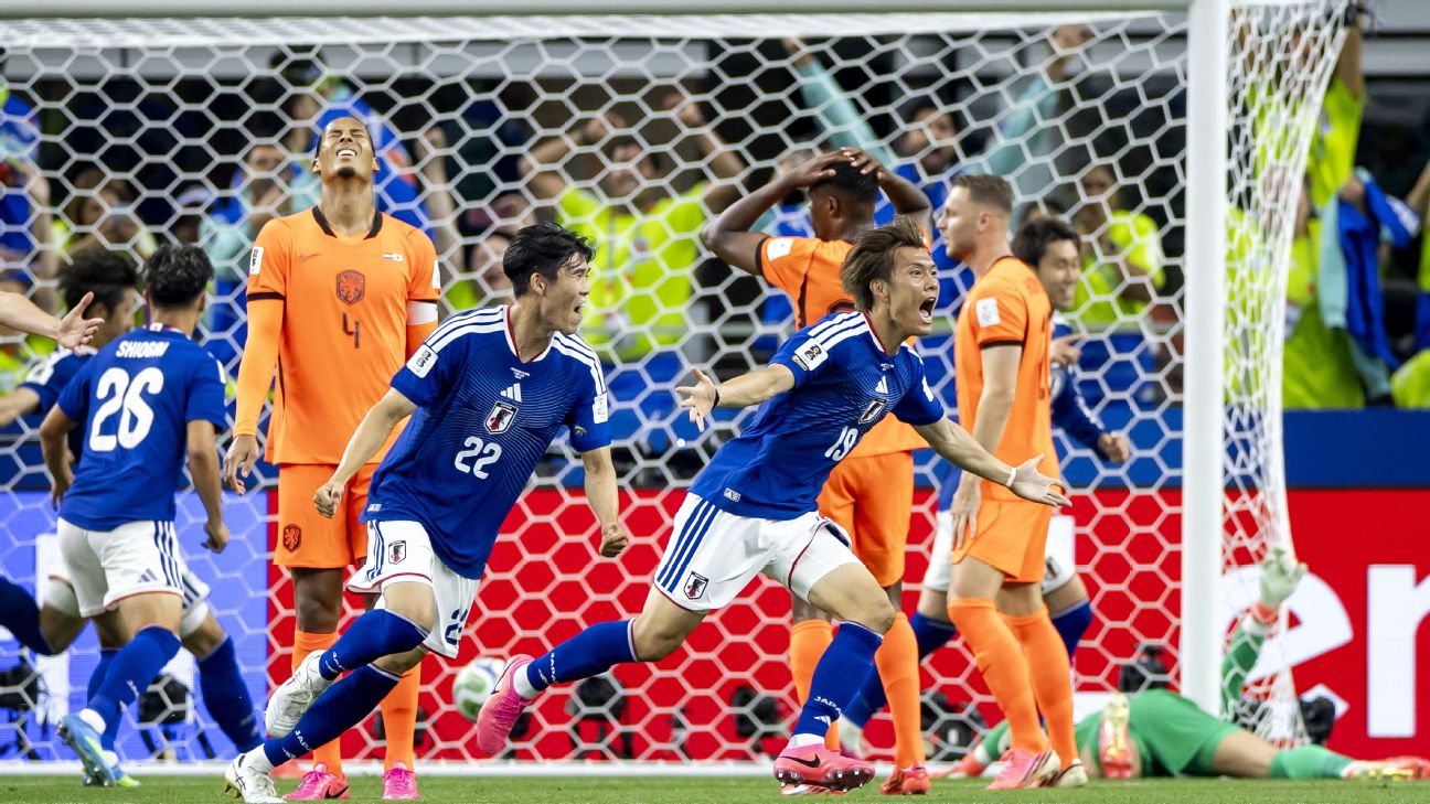 Japan justify dark-horse credentials with dramatic draw vs. Netherlands