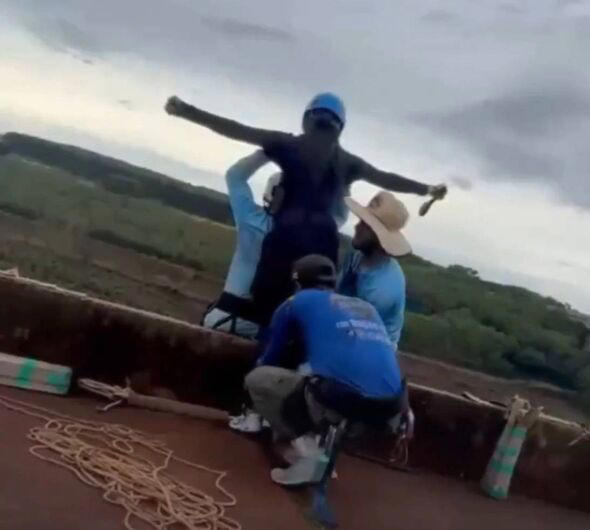 Horror as woman falls 130 feet after bungee jump staff 'forgot safety rope'