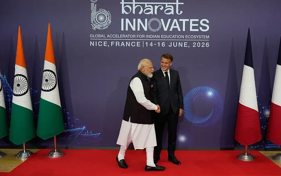Macron’s Bollywood gesture frames Modi’s high-stakes France visit