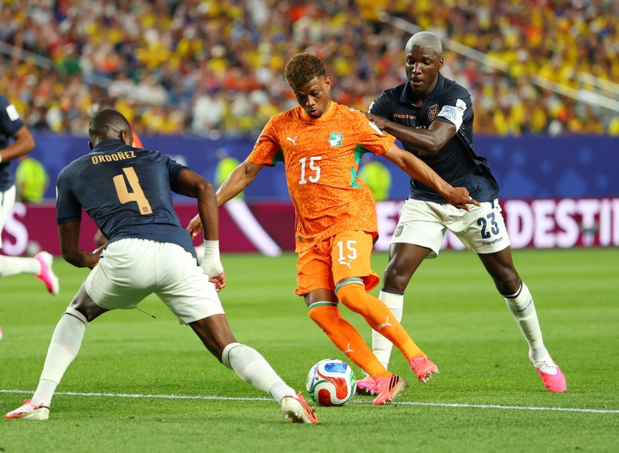Ivory Coast break deadlock in 90th minute to defeat Ecuador