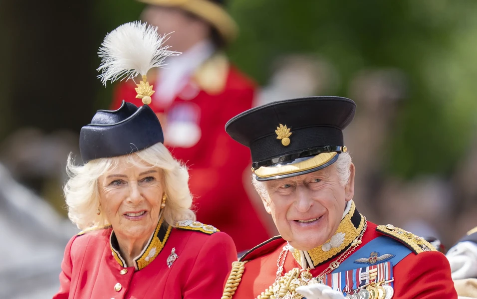 King Charles’s tender gesture to Queen Camilla draws attention at parade