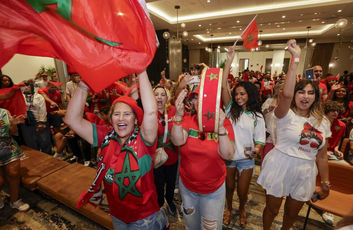 Moroccan fans in Coral Gables celebrate 1-1 World Cup opening draw vs ...