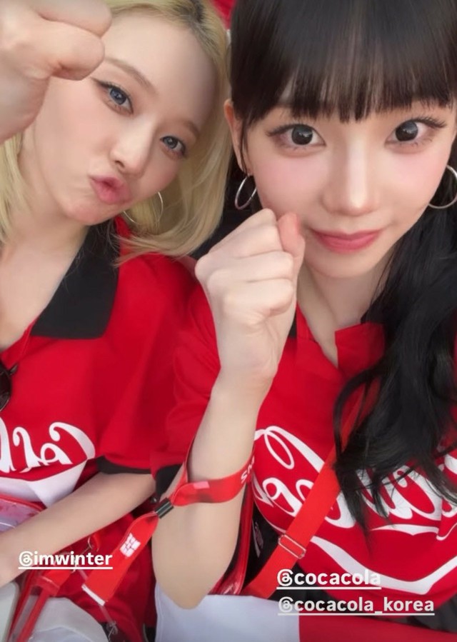 W杯韓国代表初勝利で「aespa」KARINA＆WINTER、「BTS」J-Hopeなど芸能界も熱気