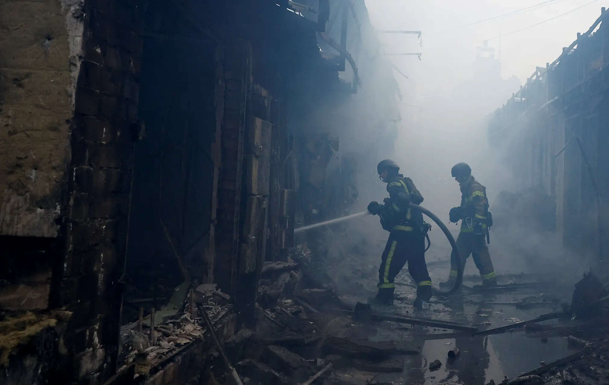 Nine killed, historic monastery on fire as Ukraine faces major Russian ...