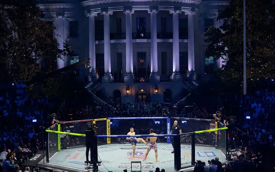 Trump stages UFC Freedom 250 at White House