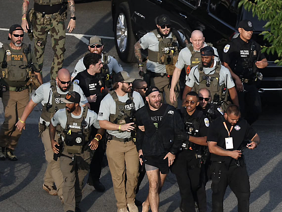 Sean Strickland removed by security after sneaking into DC.'s UFC Fan Fest
