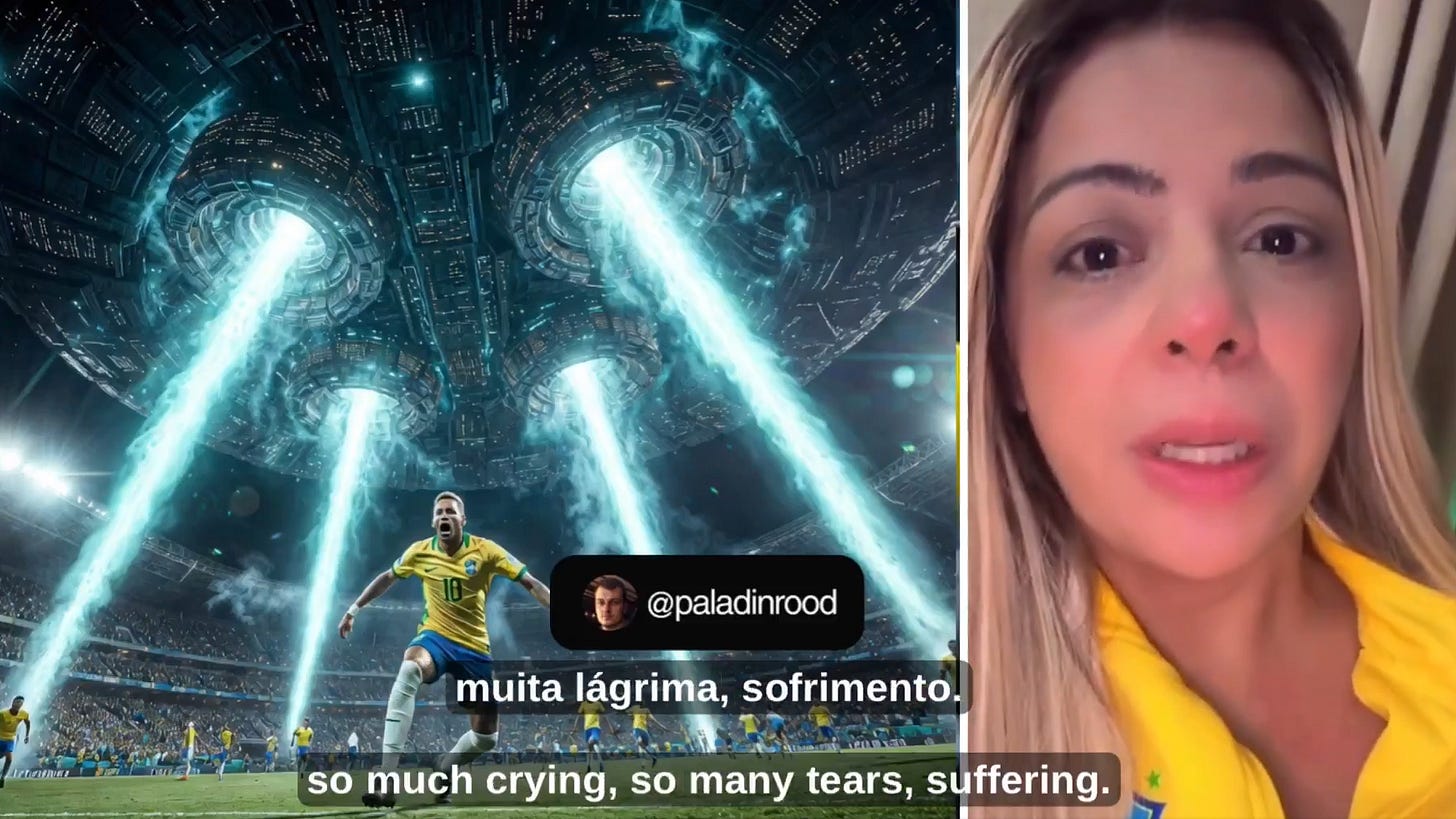 A Brazilian psychic says aliens will abduct 700 people at the World Cup ...