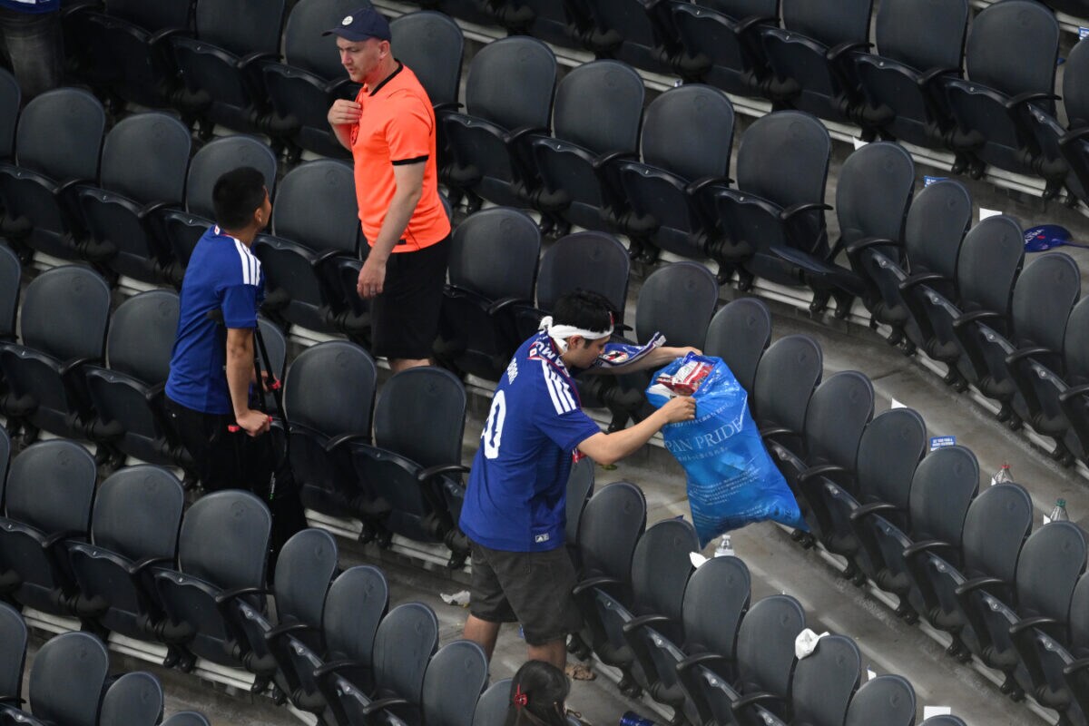 'We Were Told ...: Why Japan Fans Clean Up The World Cup Stadium?